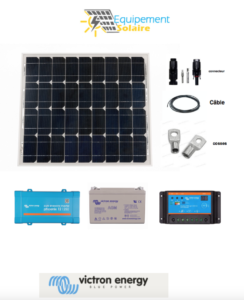 kit solaire autonome Complet 20W/12V/250VA matériels victron energy.