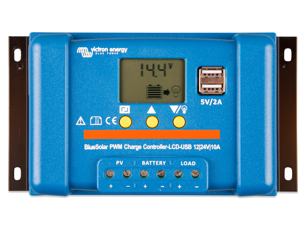 Regulateur Solaire LCD-USB PWM 10A-12V/24V-Victron Energy